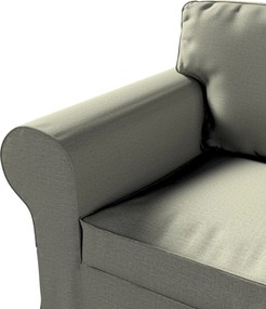 Potah na křeslo IKEA Ektorp barva šedá látka pletený vzor