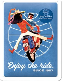 Postershop Plechová cedule: Pan Am (Enjoy the ride since 1927) - 20x15 cm
