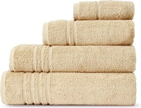 Ručníky a osušky COMFORT DI CASA NUO - světle hnědá Velikost: ručníček 30 x 50