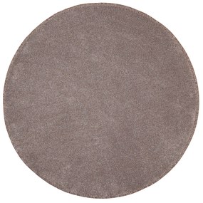 Vopi, Kusový koberec Apollo Soft béžový kruh, 100x100 (průměr) kruh, béžová, obývací pokoj