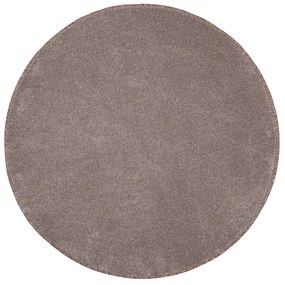 Vopi, Kusový koberec Apollo Soft béžový kruh, 60x60 (průměr) kruh, béžová, obývací pokoj