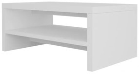 Nejlevnější nábytek GONZAGA konferenční stolek, bílá