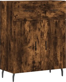Skříň highboard kouřový dub 69,5 x 34 x 180 cm kompozitní dřevo 3198550