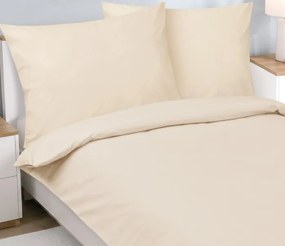 Bellatex Povlečení bavlněné 140x200, 70x90 cm Bílá káva