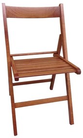 BigBuy Home skládací židle - buk - třešeň 79 x 42,5 x 47,5 cm