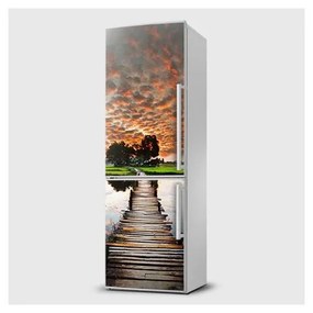 E-shop24, Pi5SL1011, Rozměr 65x120 cm, Fototapeta samolepící na lednice - Most