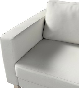 Potah na pohovku IKEA Karlstad, 3-místná, rozkládací barva šedá látka lesklé, pletený vzor, sametová