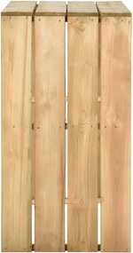 Barový stůl 100 x 60 x 110 cm impregnovaná borovice 318416