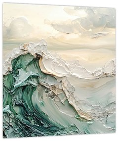 Obraz - 3D abstrakce moře (30x30 cm)