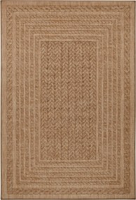 Kusový koberec Forest 103992 Beige / Brown – na von aj na doma, 80x150, béžová, chodba / predsieň, Hanse Home
