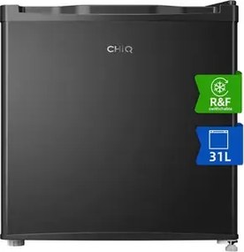 CHiQ CSD31D4E minibar stříbrná / 31 L / 41 dB / 2 přihrádky / -24 °C a