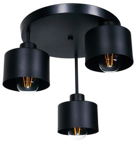 LED stropní svítidlo B7124 - 3xE27 - černé