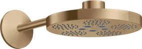 Axor One - Hlavová sprcha, průměr 28 cm, 2 proudy, kartáčovaný bronz 48492140
