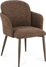 BIZZOTTO Jídelní židle ERCILLA hnědá 0731389