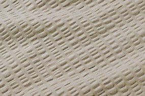 Krepové povlečení Jednobarevné - béžové Velikost: 140 x 200 + 70 x 90