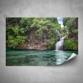 Plakát - Jezírko v pralese (60x40 cm) - PopyDesign