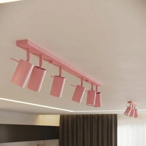 Sollux Lighting Stropní svítidlo RING 3L růžové