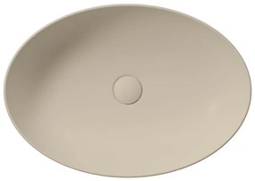 GSI PURA keramické umyvadlo na desku, 60x42cm, creta mat 884208