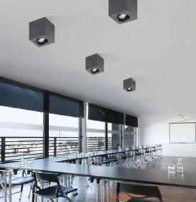 Moderní bodové svítidlo Brant square černé