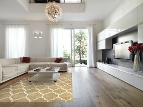 Berfin Dywany, Kusový koberec Elite 17391 Beige, 80x150, béžová, kancelář