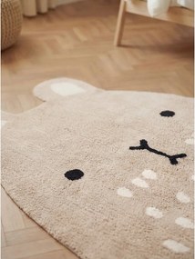 Béžový pratelný/ručně tkaný bavlněný dětský koberec 120x152 cm Snuggle Pucki – Hanse Home