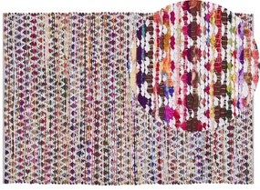 Pestrý bavlněný koberec 140x200 cm ARAKLI Beliani