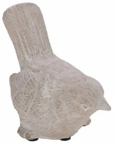 Soška ptáček zobající 17 x 10 x 13 cm beton