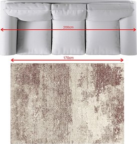 Koberec Softness silver/dusty lavender 120x170cm
