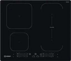 Indesit IB 65B60 NE černá / Indukční varná deska / vestavná / 59 cm /