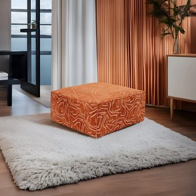 Atelier del Sofa Taburet Lora Pouffe - Orange, Oranžová