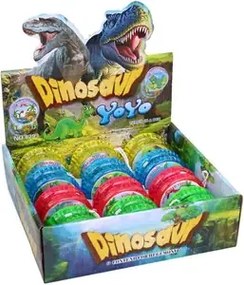 Made 15124 - Yoyo dinosaruři se světlem / 5 cm / od 3 let