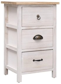 Odkládací skříňka 35 x 25 x 57 cm dřevo pavlovnie 284076