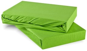 Prostěradlo ložní zelené jersey EMI, Plachta 90x200