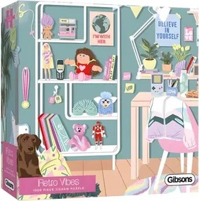 GIBSONS Puzzle Retro vibrace / 1000 dílků / 68 x 49 cm