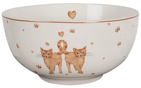 Porcelánová miska KITTY CATS Clayre &amp; Eef KCSBO