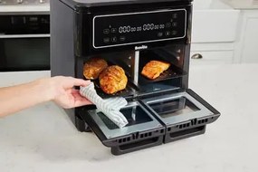 Breville VDF130X černá / Horkovzdušná fritéza / 11 l / 10 programů / 1