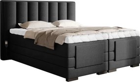 Kontinentální postel VENETA boxspring  s elektrickým polohováním 200X180, růžová (nube 24)