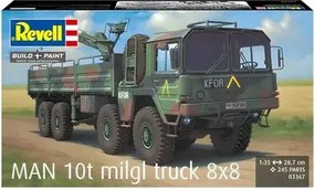 REVELL Model nákladního auta MAN 10T Milgl 8x8 / Plastikový model / Mě