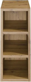 Závěsná skříňka Bella Cashmere s deskou 140 cm kašmír/dub artisan