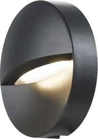 LA 1002868 DOWNUNDER OUT round WL, Outdoor, nástěnné vestavné LED svítidlo, antracitové, 3000K - BIG WHITE (SLV)