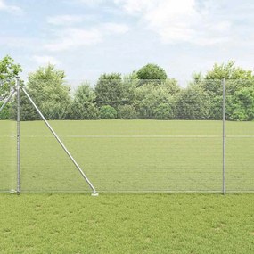 Svařované drátěné ploty s hroty 50 x 1,6 m Pozinkovaná ocel 3352012