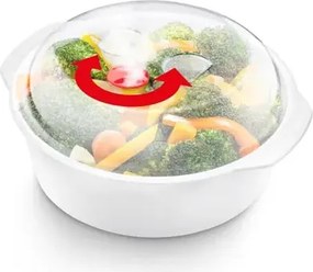 Lamart Wawe Pařák do MW trouby 1.2l 22cm bílá / plast