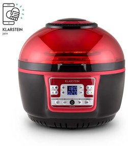 VitAir Turbo, horkovzdušná fritéza, 1400 W, 9 l, grilování, pečení, červeno-černá