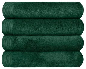 SCANquilt modalový ručník MODAL SOFT tmavě zelená žínka 15 x 21 cm