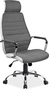 Casarredo - Komfort nábytek Kancelářská židle Q-035 šedá/bílá