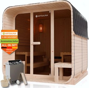 Artsauna Venkovní sauna Cube Fjora XL