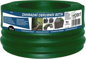 HOBIT garden Zahradní obrubník BETA zelený 12 cm x 10 m