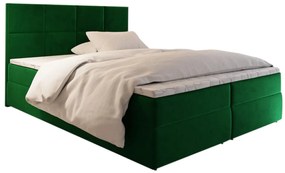 Čalouněná postel boxspring LENA, 180x200, kronos 19 + topper