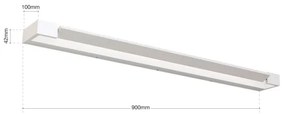 Orion Soff 3-481 - LED Osvětlení zrcadla MARILYN LED/24W/230V 90 cm IP44 bílá