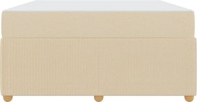 Rám postele Krémová 160 x 200 cm textil 3398410